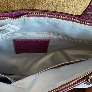 Coach | Bags | Nwt Coach Berry Colored Shoulder Bag | Poshmark